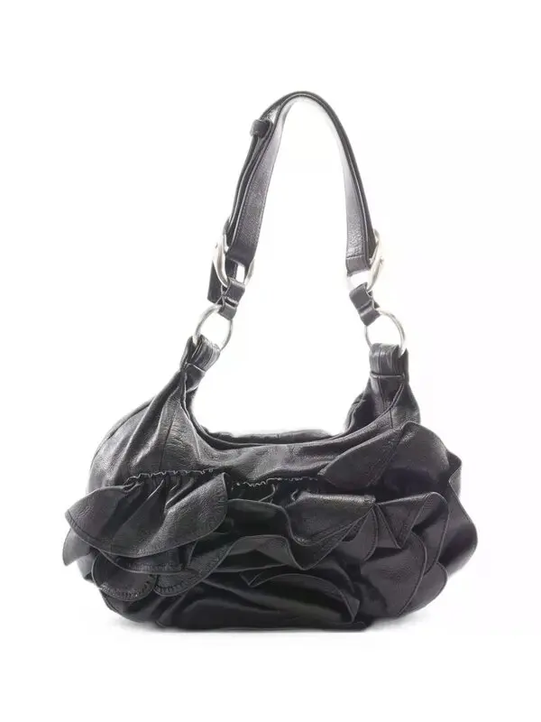 Saint Laurent 2010s Naja Leather Shoulder Bag