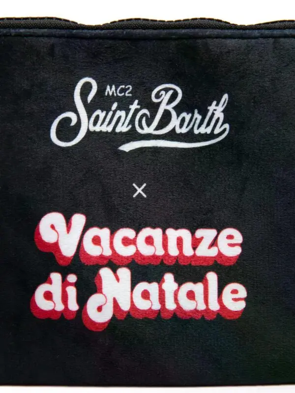 MC2 SAINT BARTH X Vacanze Di Natale Aline Clutch Bag - Black