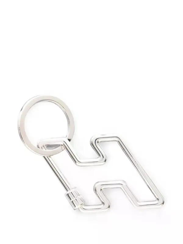 Hermès 2010s H To Speed Key Ring - Silver