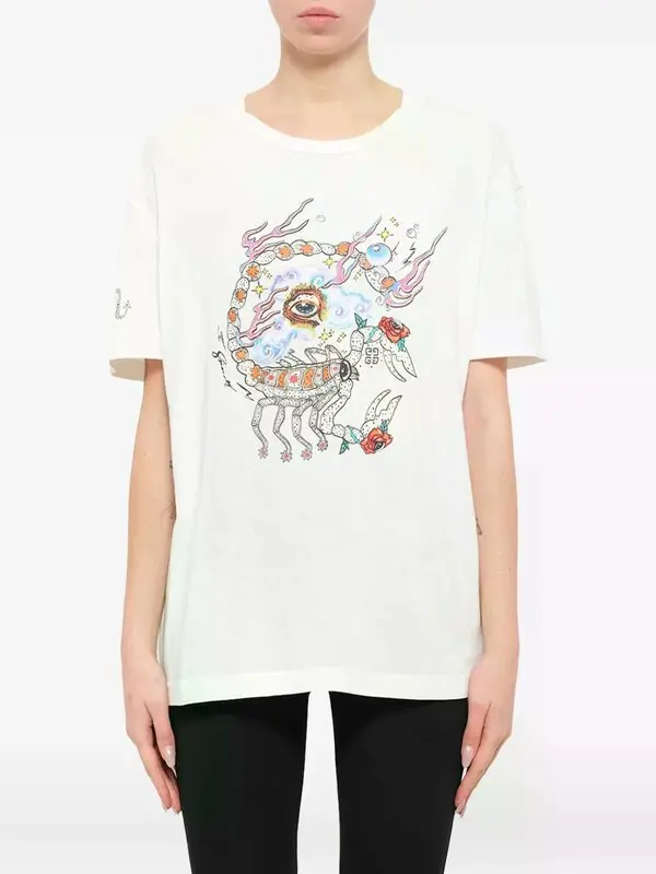Givenchy Crew Neck Printed T-shirt
