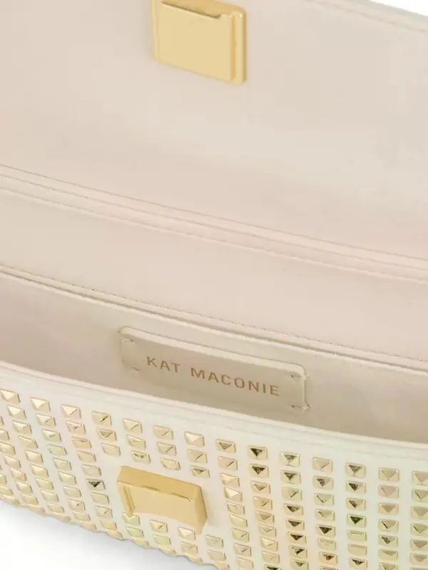 KAT MACONIE Victoria Stud-embellished Chain-link Shoulder Bag