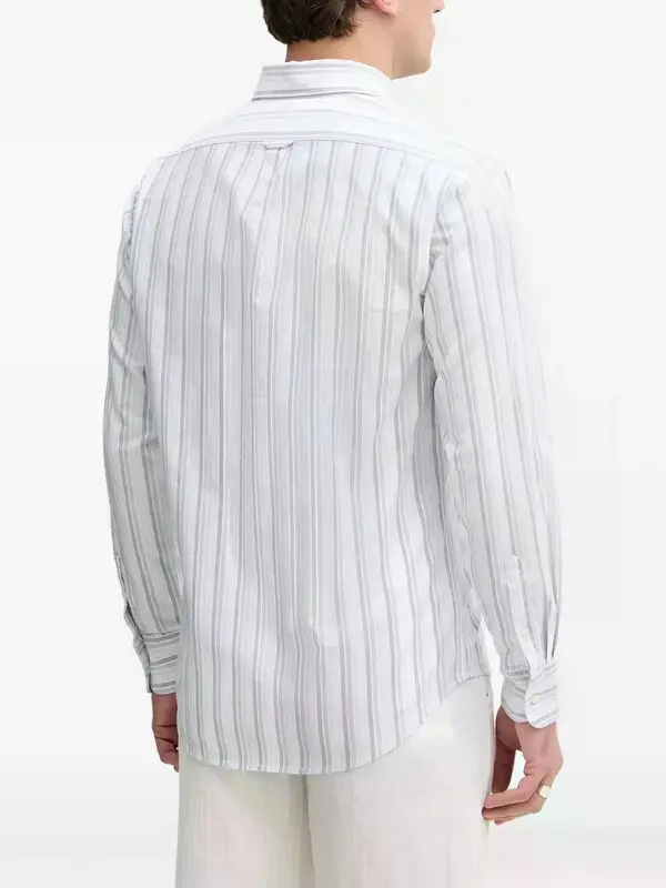 BENETTON Striped Button-down Shirt