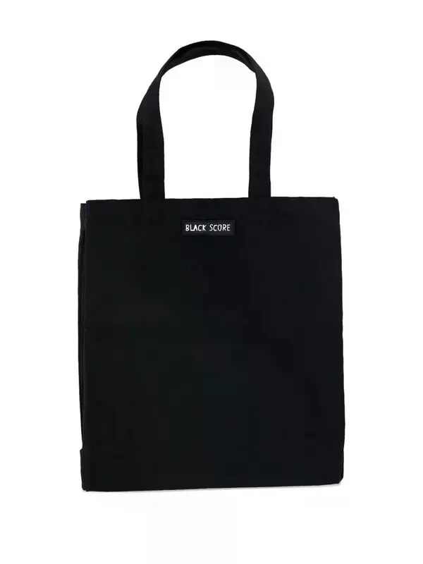 BLACK SCORE Cotton Tote Bag