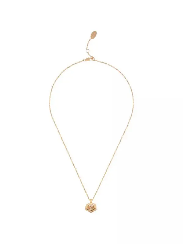 Juicy Couture Crystal-embellished Heart-pendant Necklace - Gold