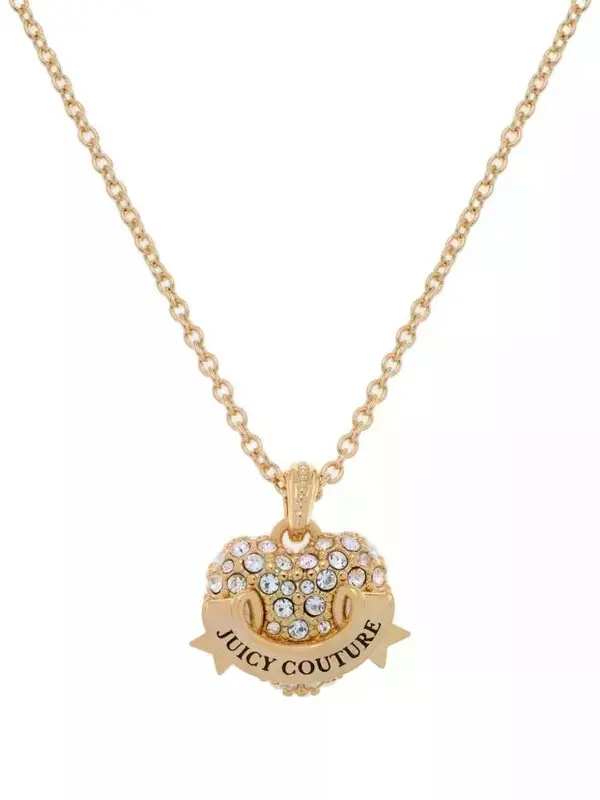 Juicy Couture Crystal-embellished Heart Pendant Necklace