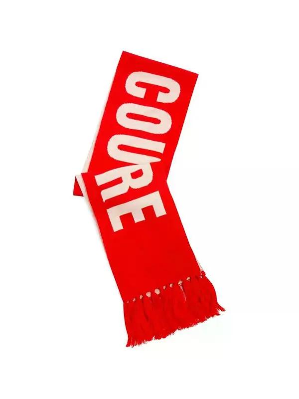 Juicy Couture Logo-intarsia Fringed Scarf