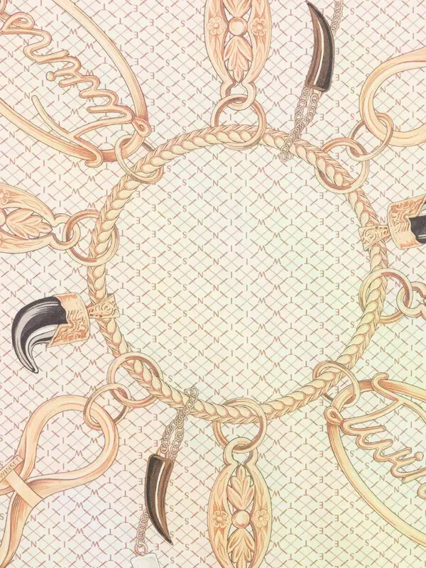 TWINSET Logo-print Silk Scarf