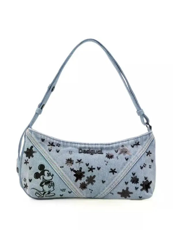 Desigual X Disney Mickey Mouse Denim Shoulder Bag