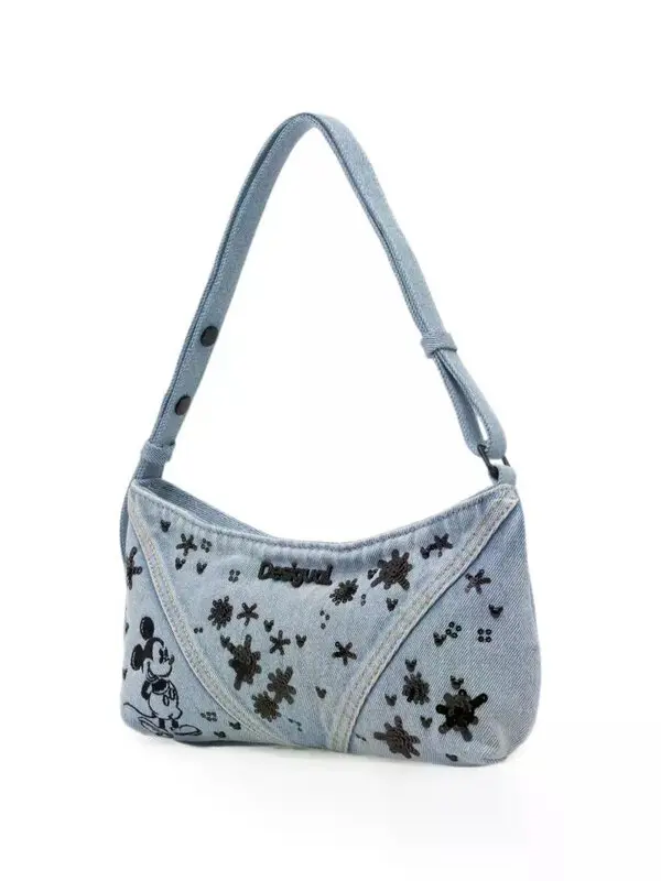 Desigual X Disney Mickey Mouse Denim Shoulder Bag