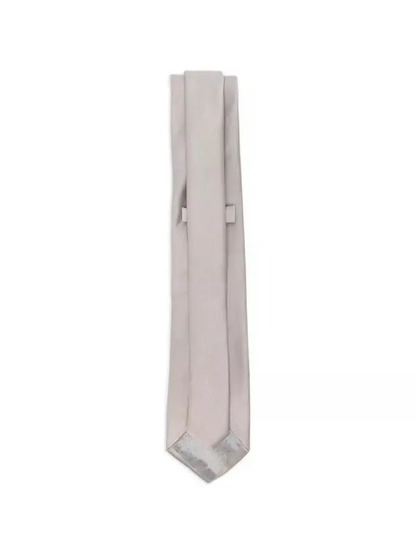 MANUEL RITZ Satin Tie - Grey