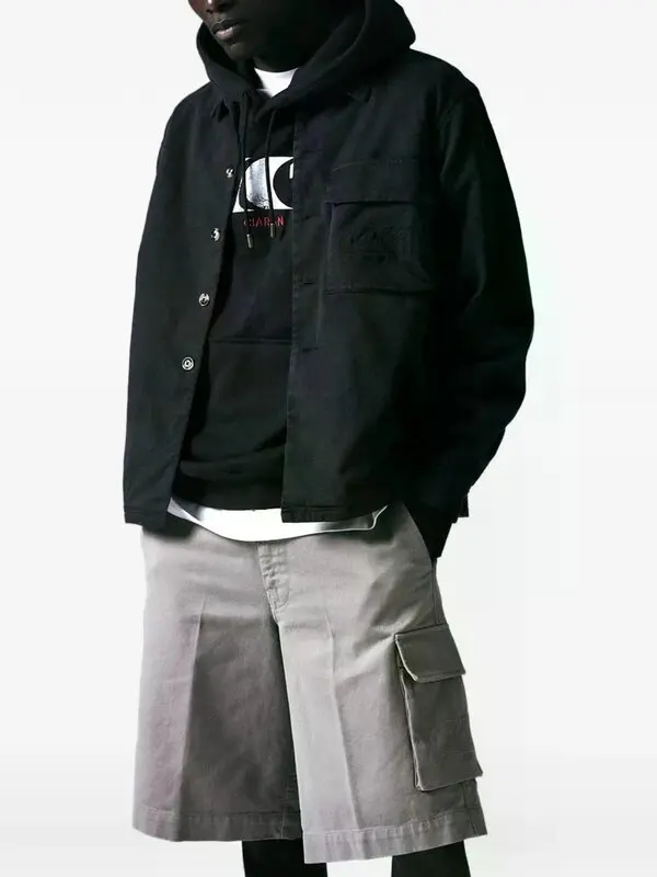 CIARAN Cc1 Embroidered Cotton Overshirt