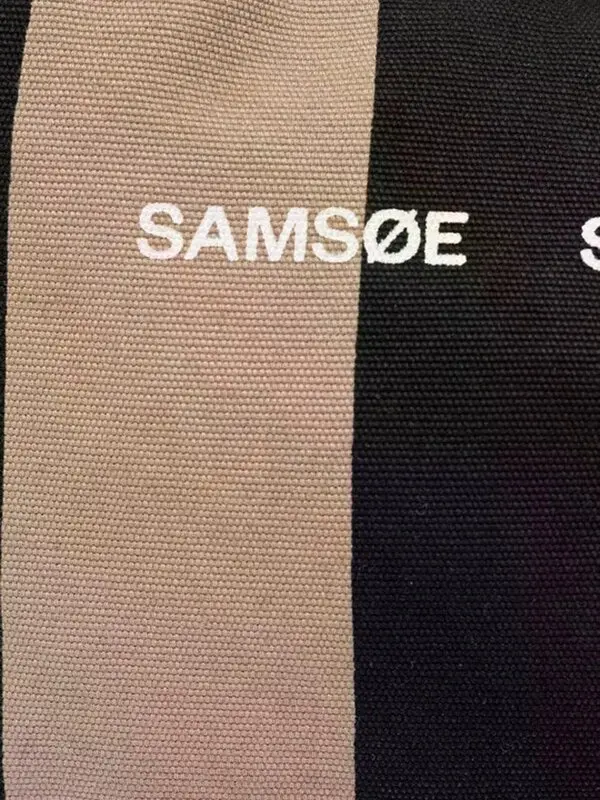 SAMSOE SAMSOE Safrinka Striped Tote Bag