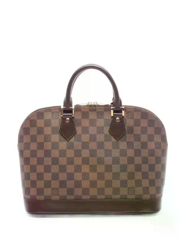 LOUIS VUITTON Alma Damier Ebène Tote Bag