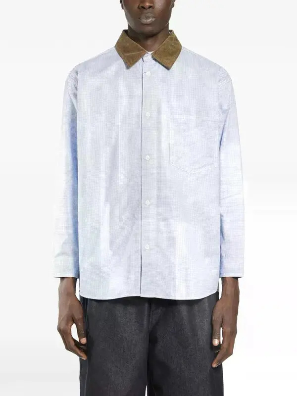 Comme Des Garçons Corduroy-collar Shirt