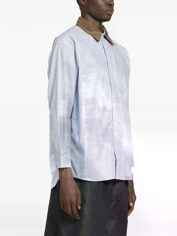 Comme Des Garçons Corduroy-collar Shirt