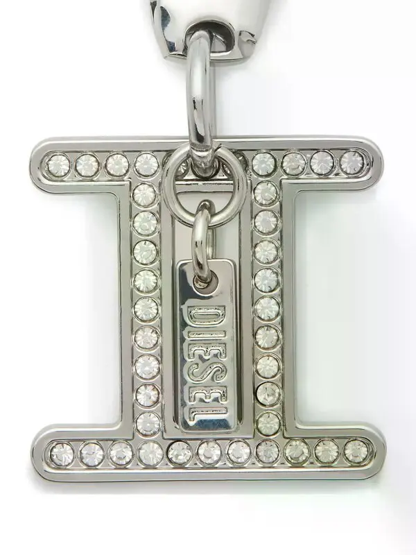 DIESEL® Metal Gemini Charm With Rhinestones