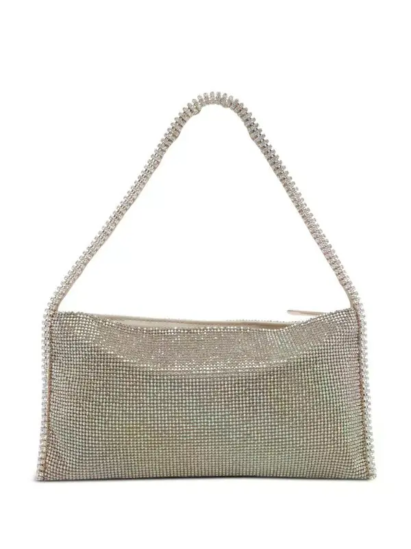 Benedetta Bruzziches Crystal-embellished Shoulder Bag - Silver