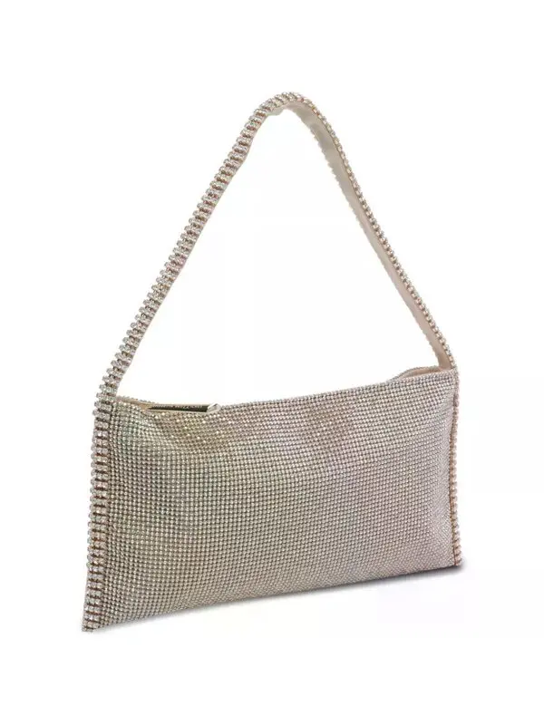 Benedetta Bruzziches Crystal-embellished Shoulder Bag - Silver