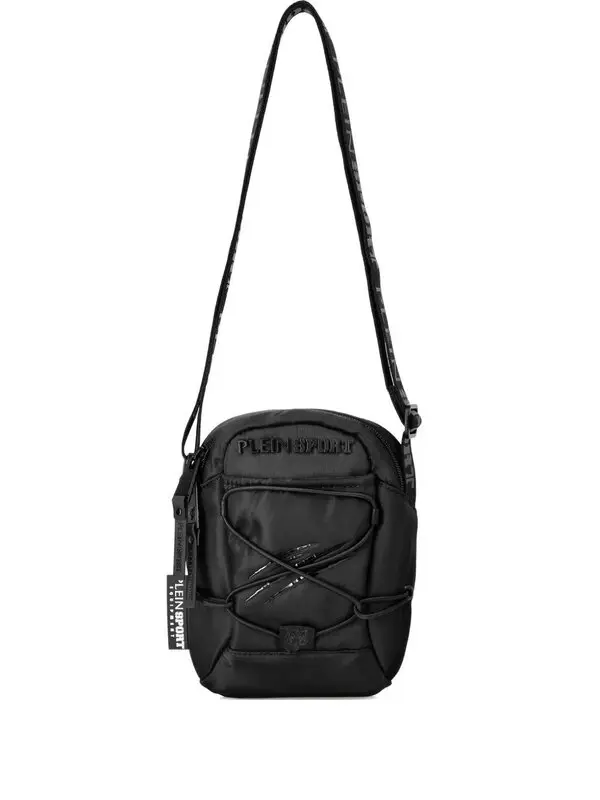 PLEIN SPORT Quilted Cross Body Bag - Black