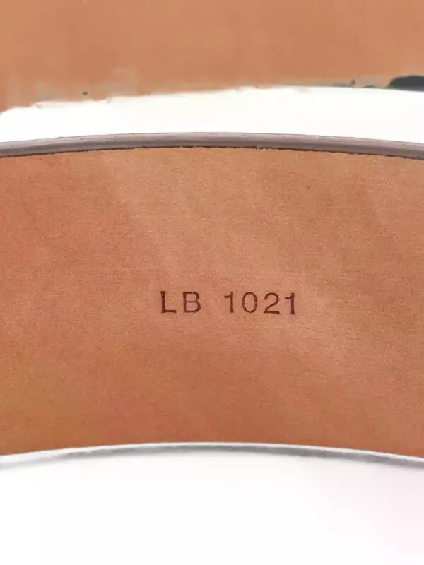 LOUIS VUITTON 2001 Monogram Carre Belt