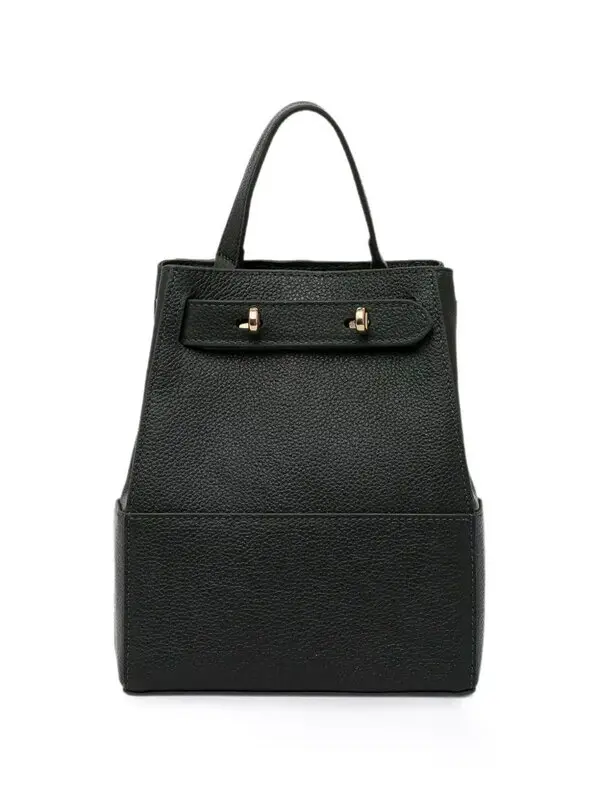 SILVIAN HEACH Pebbled Leather Turn-lock Backpack