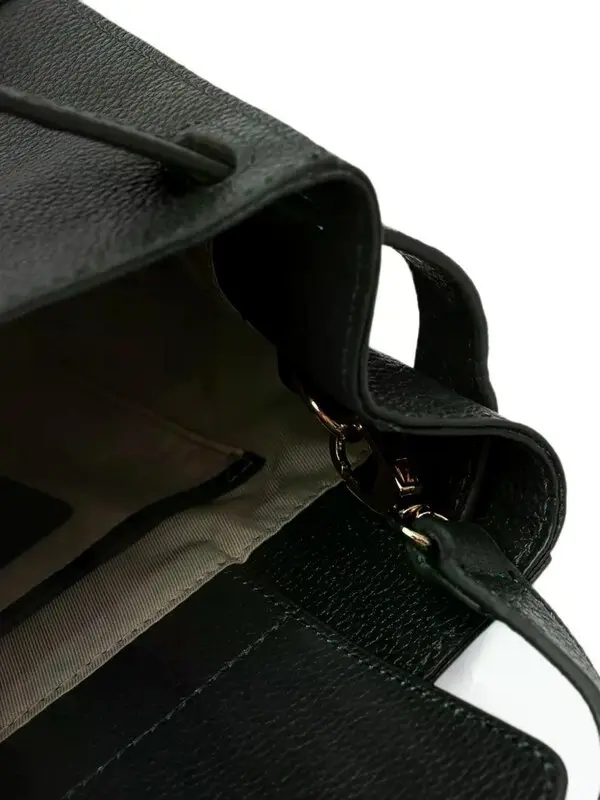 SILVIAN HEACH Pebbled Leather Turn-lock Backpack