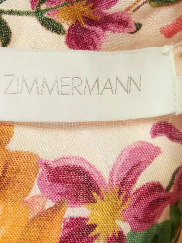 Zimmermann Tropicana Floral-print Mini Dress