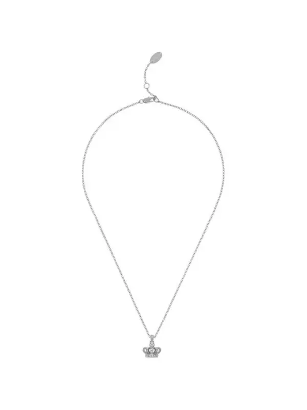 Juicy Couture Heritage Crown Necklace - Silver
