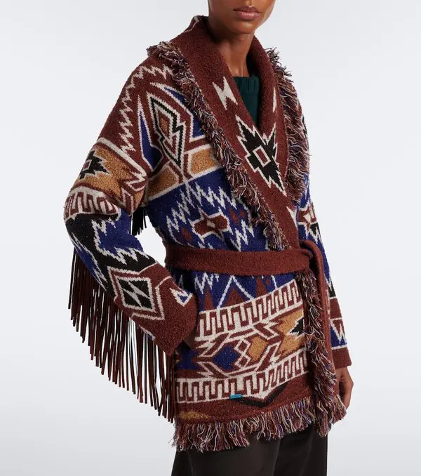 Alanui Amazing Journey Wool-blend Cardigan