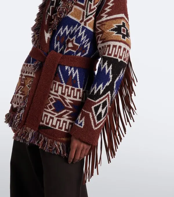 Alanui Amazing Journey Wool-blend Cardigan