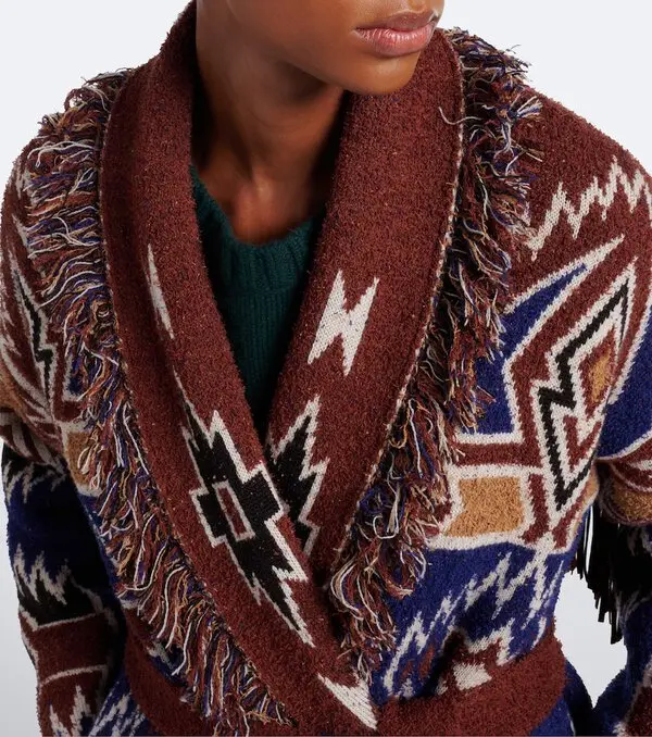 Alanui Amazing Journey Wool-blend Cardigan