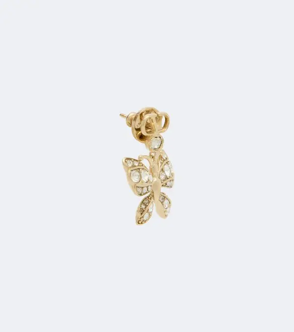 Valentino Garavani Flutterby Vlogo Swarovski-embellished Earrings