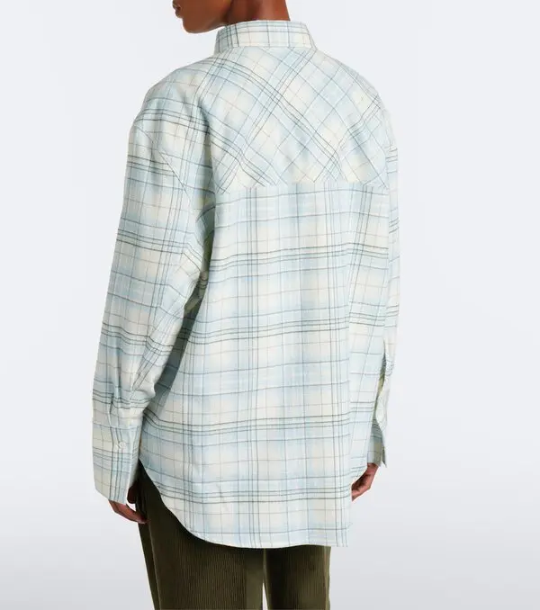 RÓHE Checked Cotton Shirt