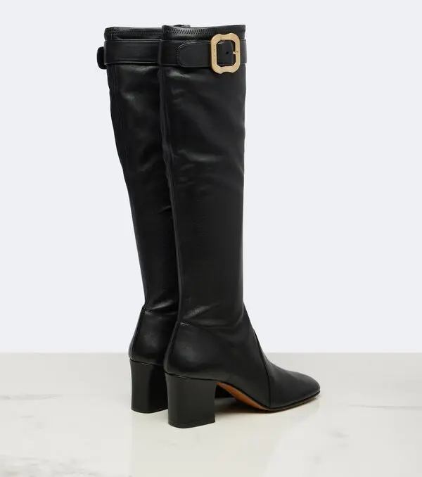 Miu Miu Leather Knee-high Boots