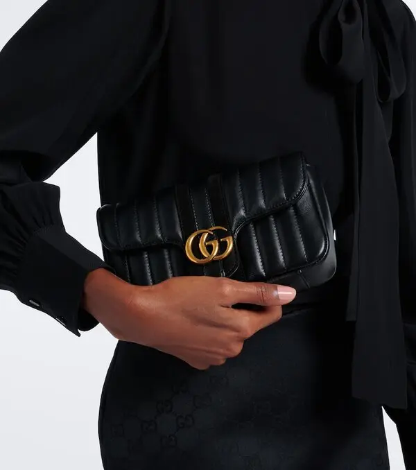 Gucci Jetset Gg Marmont Small Shoulder Bag