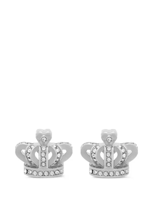Juicy Couture Crystal-embellished Crown Stud Earrings