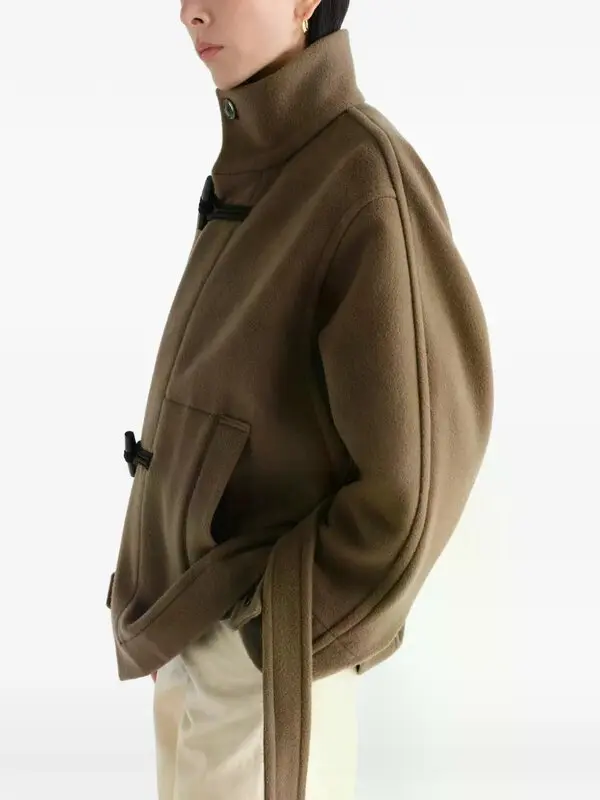 LEMAIRE Short Duffle Coat In Wool