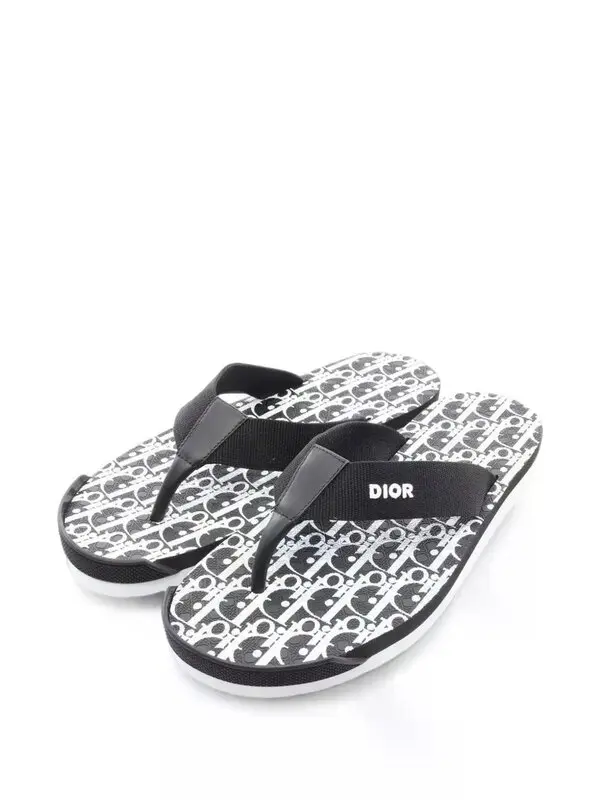 Dior Alpha Oblique Thong Sandals