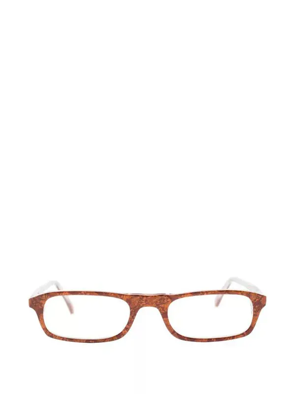 SOCIEL Tortoiseshell-effect Rectangle-frame Glasses