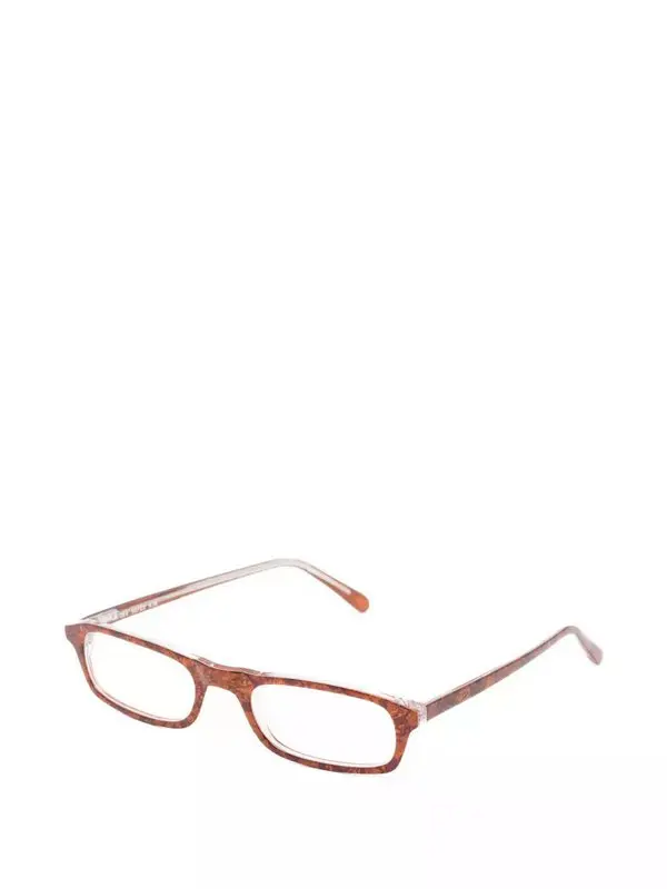 SOCIEL Tortoiseshell-effect Rectangle-frame Glasses