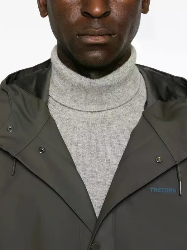 Tretorn Hooded Press-stud Coat