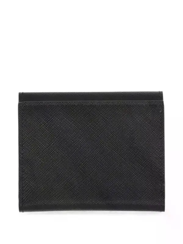 GIANNI CUCCUINI Logo-print Saffiano-leather Wallet