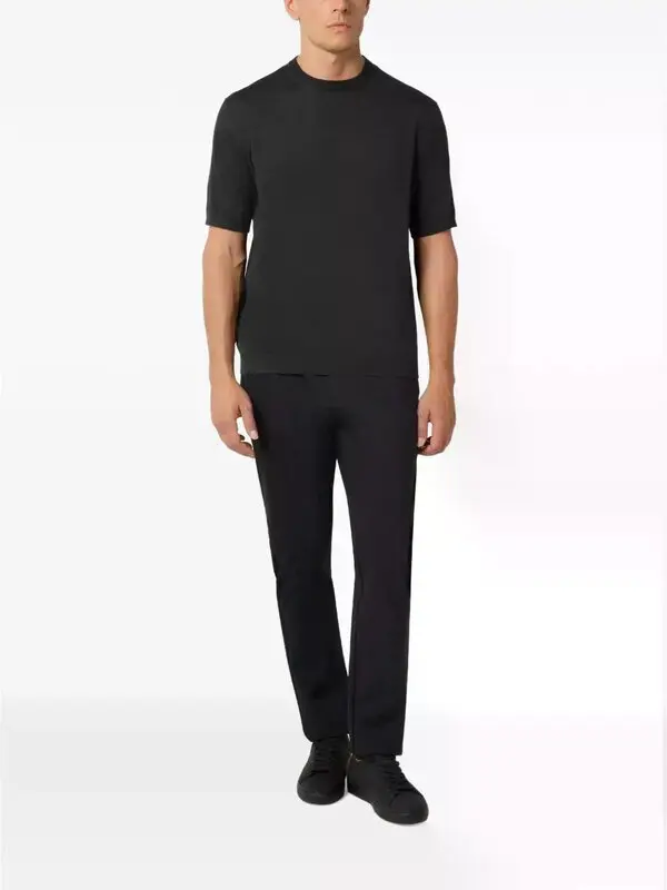 Paul & Shark Fine-knit Wool Short-sleeve Sweater