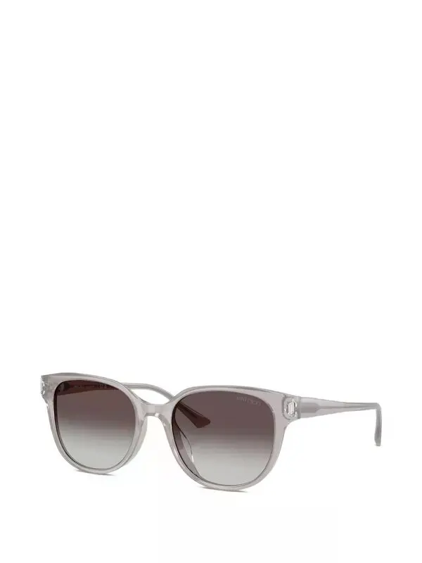 JIMMY CHOO Opaline Round-frame Sunglasses - Grey