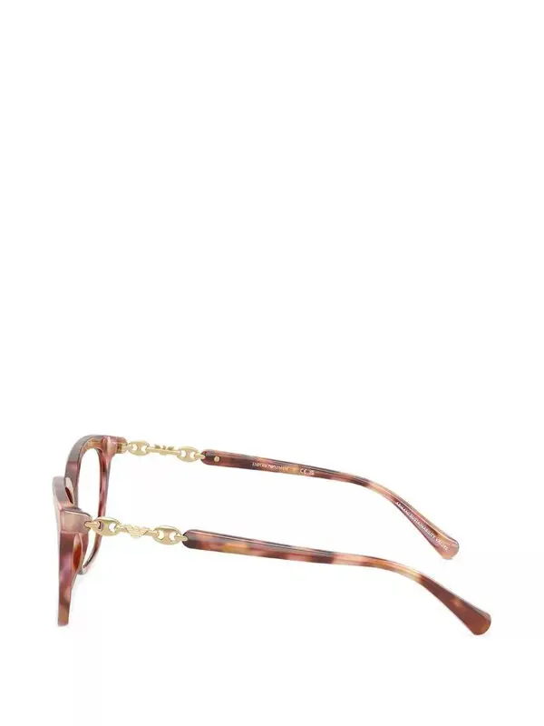 Emporio Armani Tortoiseshell Square-frame Glasses