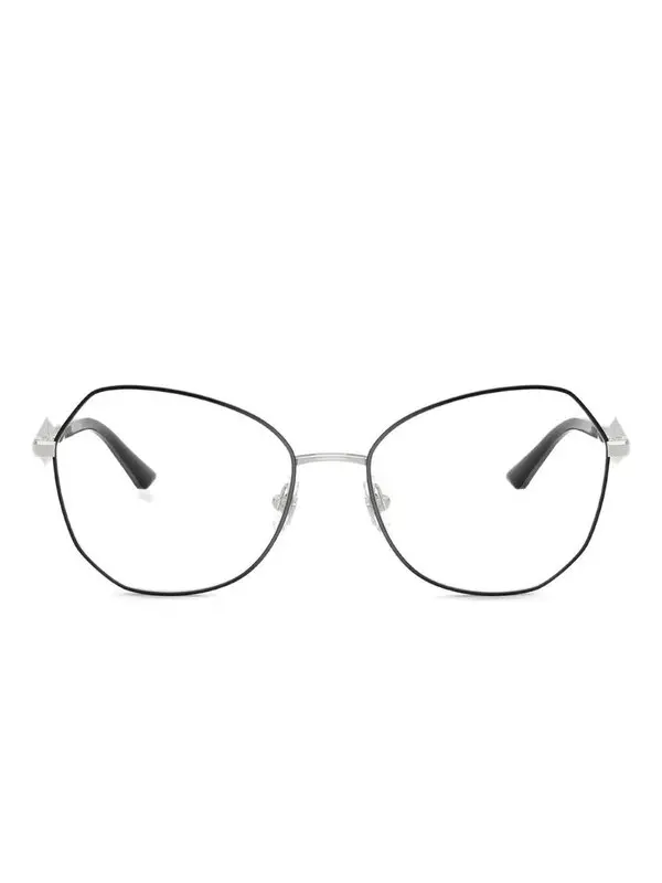 JIMMY CHOO Round-frame Clear-lenses Glasses
