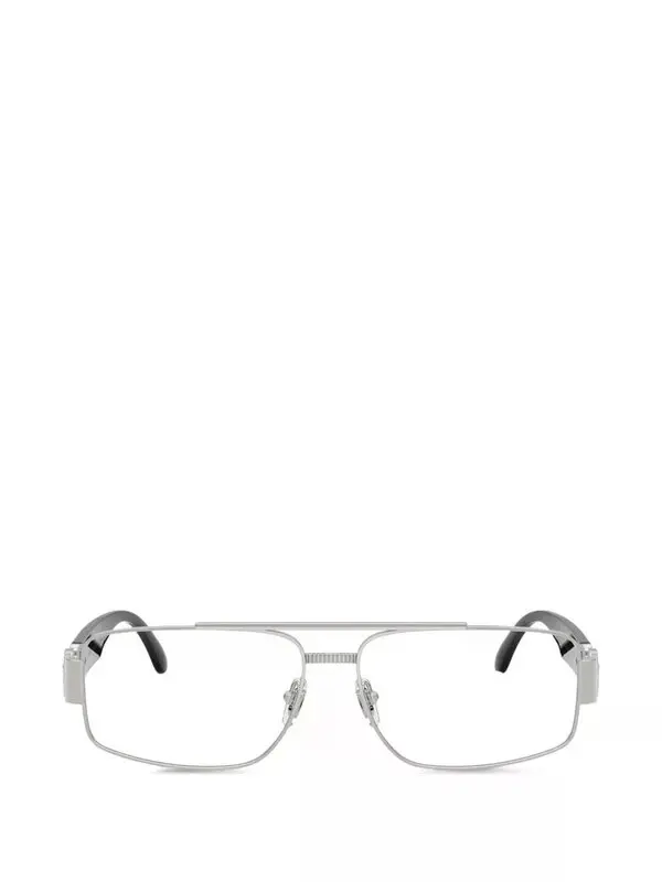 Versace Medusa Biggie Plaque Rectangle-frame Glasses