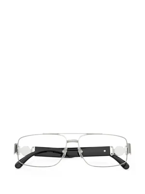 Versace Medusa Biggie Plaque Rectangle-frame Glasses