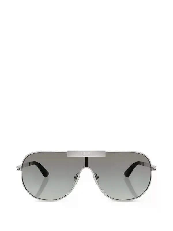 Versace Geometric-frame Sunglasses - Silver
