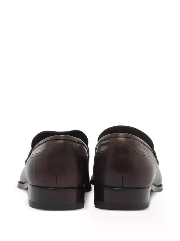 Dsquared2 Leather Loafers - Brown